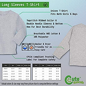 Kids Long Sleeve T Shirt Woodland Panda Cute Baby Love Funny Humor Baby Love Cotton Girls & Boys Clothes Funny Graphic Tee Oxford Gray Design Only 3T