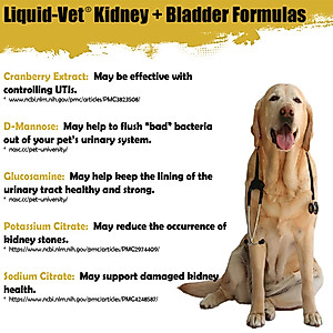 Liquid-Vet K9 Kidney & Bladder Advanced Formulas, Chicken, 8 oz BOGO Trial Pack