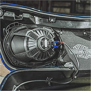 Rockford Fosgate TMS69BL14 Power Harley Davidson Saddlebag Speaker Audio Kit with Harness and All Installation Hardware (2014 - Current)