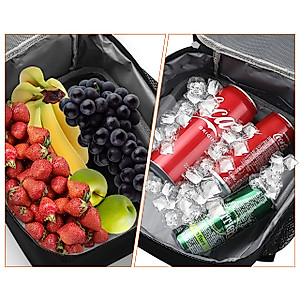 ZM-YOUTOO Lunch Box for Men - Reusable Lunch Bag Men Adult Teen Women Boy Girl - Insulated Small LunchBox for Work School Picnic