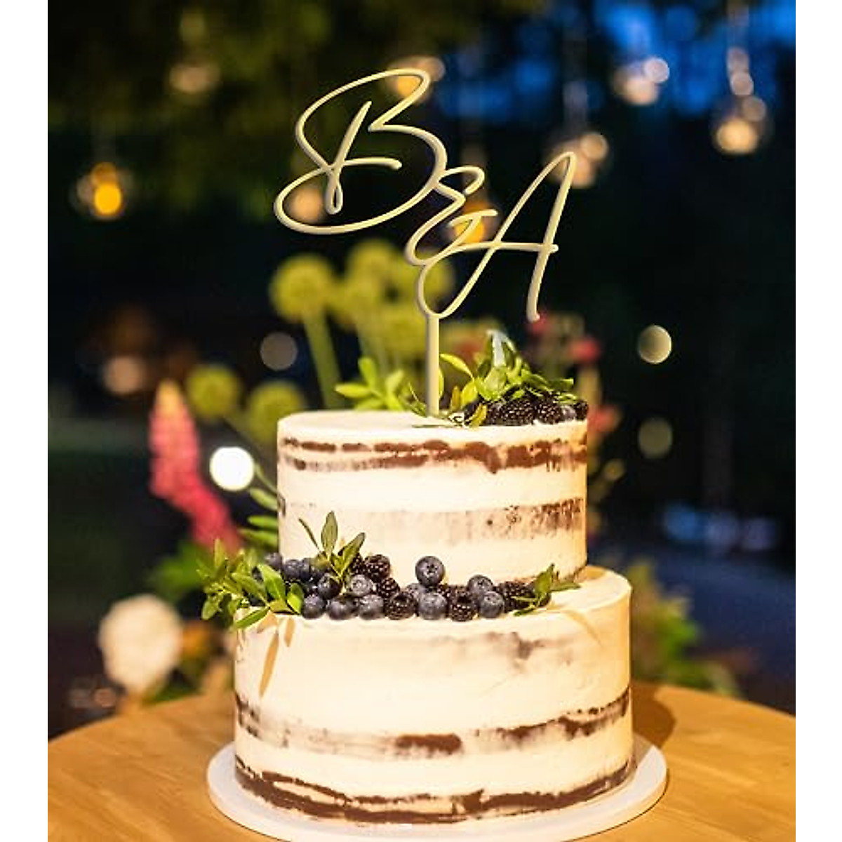 Mr and Mrs Cake Topper for wedding -cake topper with last name- wedding topper -handwritten wedding topper, metallic personalized topper