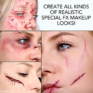 Mehron Makeup Special FX All-Pro Makeup Kit with Practice Head | Complete Professional Stage Kit Includes Practice Head | Special Effects for Theatre, Halloween, & Cosplay