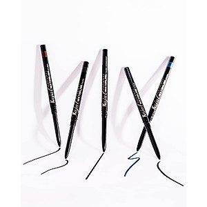 VASANTI Kajal Waterline Eyeliner Pencil - Long-lasting, Waterproof, Smudge-proof, Safe for Sensitive Eyes, Waterline Eye Liner - Opthalmologist Approved and Tested (Midnight Green)