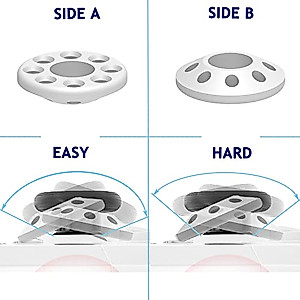 Precision Rings, Aim Assist Motion Control Controller Rings for PS5, PS4, Xbox, Switch Pro, Scuf Controller Accessories Soft Hard Joystick Thumbstick Rings Silicone (6)