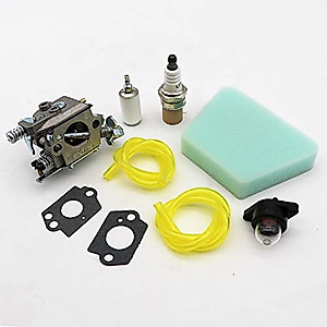 KIPA Carburetor Maintence Kit for Poulan PP210 2075C 2050WT 1950LE 1975LE 2055LE 2375LE 2150LE PPB1838LE WT-891 W-20 WT-89 WT-324 WT-391 WT-600 WT-624 WT-637 WT-662 C1U-W8 C1U-W14 545081885 530069703