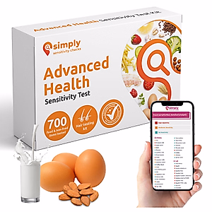 Advanced Health & Food Sensitivity Test by SSC (700+ Items Tested), Environmental & Food Intolerance Testing Kit for Adults, Accurate Hair Analysis at Home Test Kit