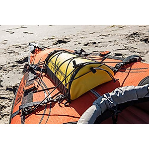 Advanced Elements QuickDraw Deck Bag - AE3501 Kayak Storage Drybag - Universal fit Kayak Storage - 7 Liters - Yellow
