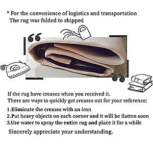 Living Room Boho White Large Rugs Washable Distressed Tribal Area Rug 5x8ft Non Slip Indoor Farmhouse Chic Bohemian Carpets