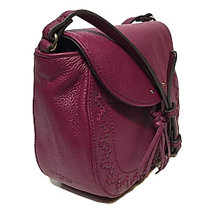 Tignanello Lillie Saddle Cross Body W/RFID Protection, Garnet