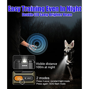 XDOGKUB Dog Shock Collar - 5200FT Dog Training Collar with Remote, IPX7 Waterproof Electric Collar and Remote with 4 Training Modes, Security Lock, Rechargeable e-Collar for All Breeds, Sizes