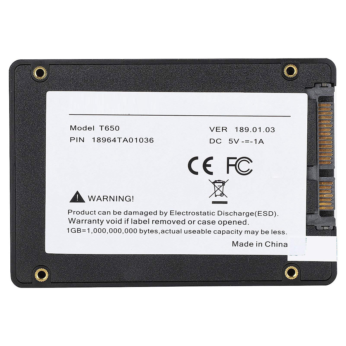 Estink Built-in Solid State Drive,SSD Computer Hard Drive,No Need to Drive,Portable and Practical,Compatible with Laptop/Desktop/MacBook,8GB/60GB/120GB/240GB/480GB/1TB (120G)