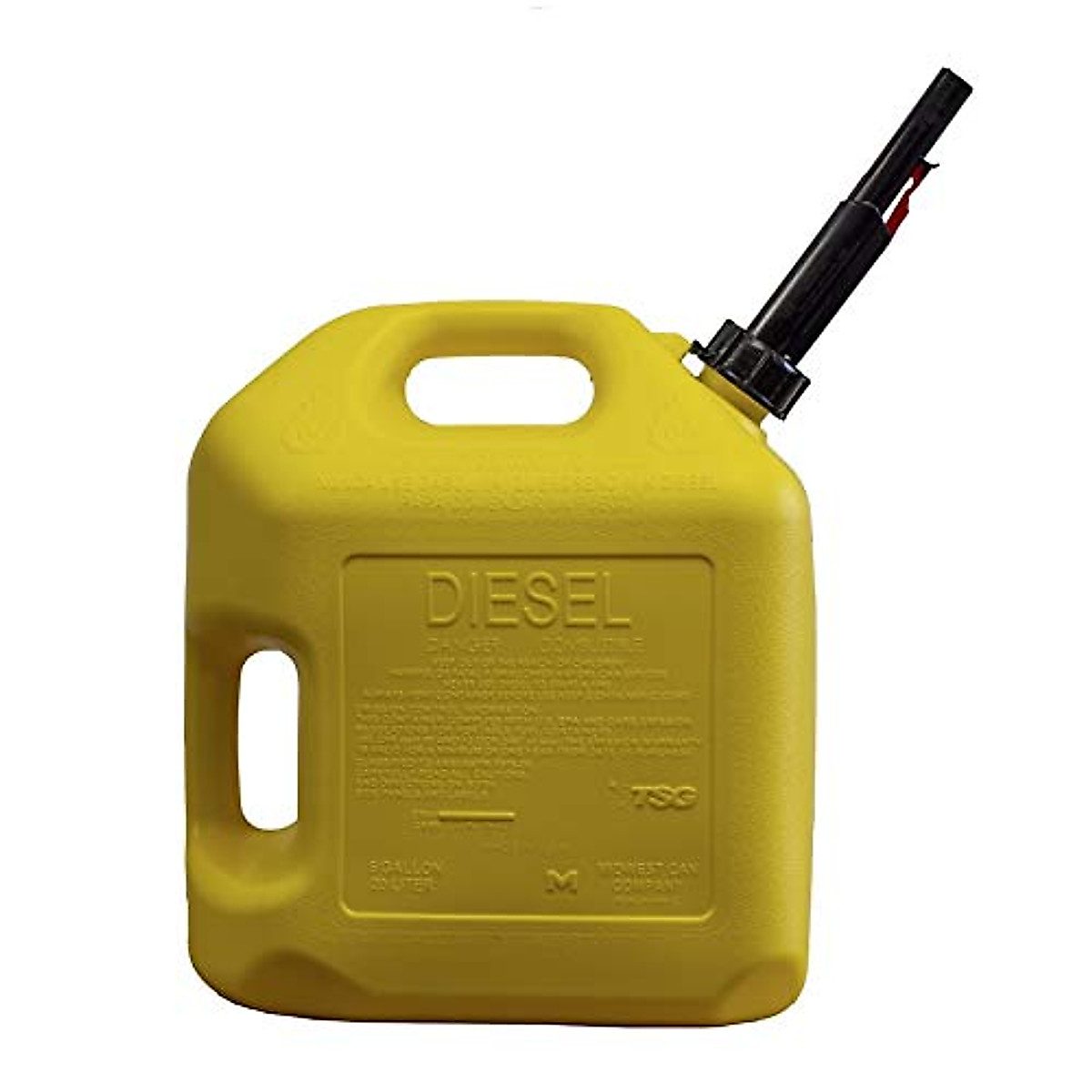 Quick-Flow Spout 8610 Auto Shut Off Diesel Can Yellow