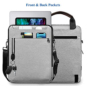 SITHON Laptop Shoulder Bag for 13.6-inch MacBook Air M3/A3113 M2/A2681 2024-2022, MacBook Pro 14 A2992 A2918 A2779 A2442, MacBook Pro/Air 13, Water-Resistant Cross-Body Commuter Carrying Bag