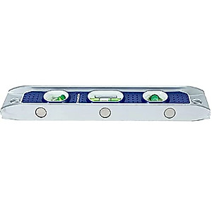 Swanson Tool Co TL002M 9-Inch Magnetic Die Cast Aluminum Torpedo Level with 3 Bubble Vials for 0°/90°/45° Measurements