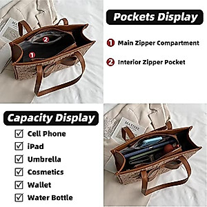 Mudono Tote Bag for Girls Women Faux Shearling Shoulder Purse Spacious Medium Work Bag Elegant Fluffy Handbag with Bow