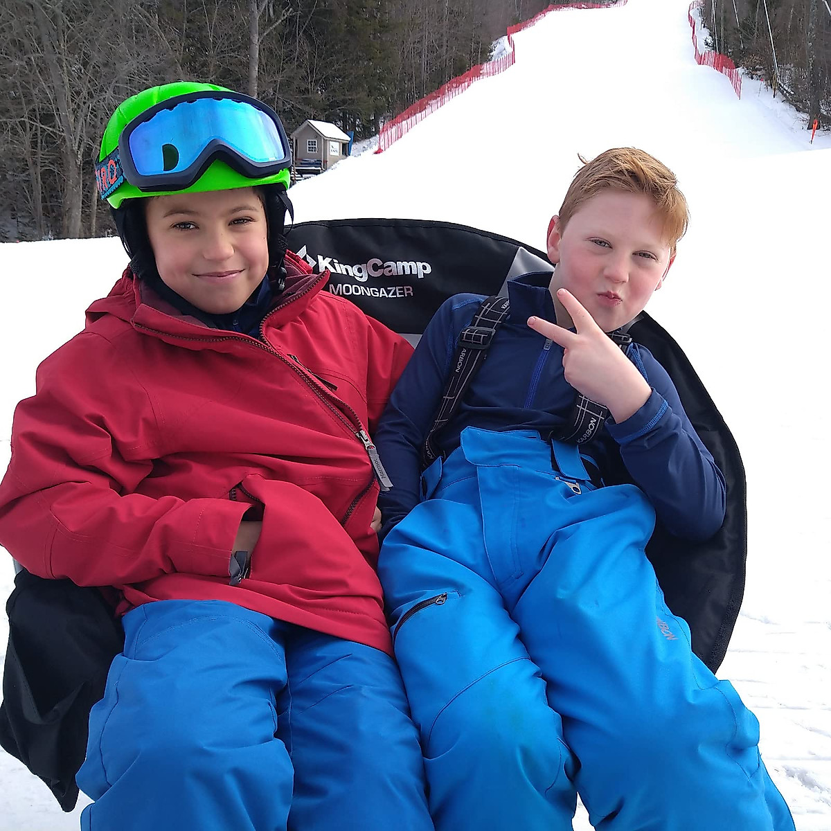 KingCamp Charles Camping Chair, Black/Grey