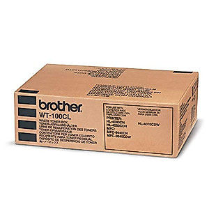 Brother WT-100CL Waste Toner Pack for HL-4040CN, HL-4070CDW Series - Retail Packaging, BLACK