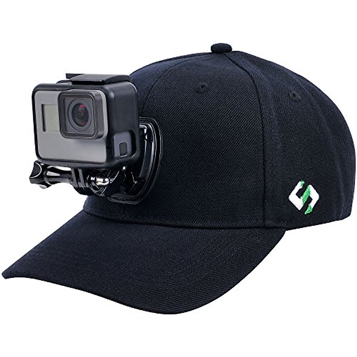 Smatree Baseball Hat with Quick Release Buckle Mount Adjustable Cap Compatible for GoPro 11/MAX/Hero 10/9/8/7/6/5/4/3 Plus/3/DJI OSMO Action Cameras (M 57CM-59CM)
