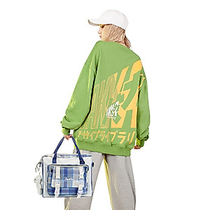 AoMoon Kawaii Backpack Japanese Cute School Bag Ita Bag JK Uniform Bag Aesthetic Backpack with Pin and Cute Accessories for Girls (S-Blue)