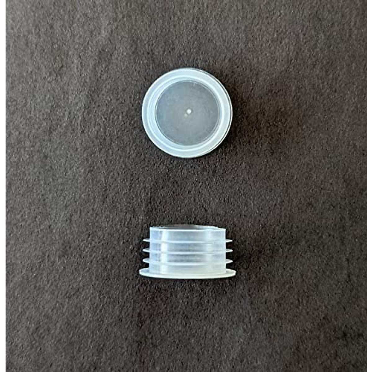 Plastic Stopper Replacement Plug for Salt and Pepper Shakers, Flower Pots, Bottles, Pipes etc 3/4'' (Small top, 2 pcs), White