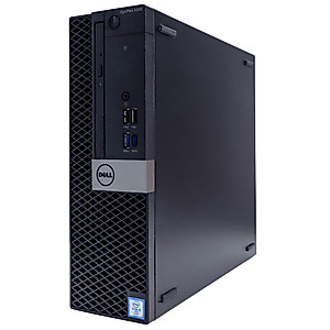 Dell 5050 Desktop Computer, Intel Core i5 Quad Core, 16GB RAM, 500GB Solid State Drive, DVD, Wi-Fi, Windows 10 Pro, Wireless Keyboard, 1080p Webcam, New 23.6-inch Monitor (Renewed)