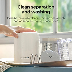 CASAMOM Food Dehydrator, Greek Yogurt Maker,Experience Korean cuisine with time-saving cooking techniques, JJAGOJJAGO,White (White)