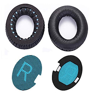 Cosyplus Bose QuietComfort 25 Replacement Ear Pads for Ear Cushion Kit for Bose Headphones QC2 QC15 QC25 QC35 SoundLink SoundTrue Around-Ear II AE2 Ae2i Ae2w Black