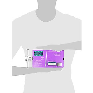 Grading Calculator - E-Z Grader Teacher's Aid Scoring Chart (Purple) - 8-1/2" x 4-3/4"