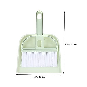 Gogogmee 6 Sets Pet Broom Tiny Keyboard Tiny Dustpan and Brush Desktop Cleaning Broom Household Brooms Desktop Cleaning Tools Mini Broom and Dustpan Cage Cleaner Household Cleaning Brush Pp
