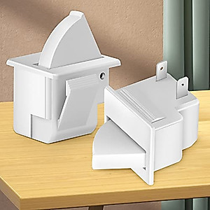 QCDENG 4PCS 2 Pin 2.5A 250VAC 5A 125VAC Refrigerator Door Light Control Switch