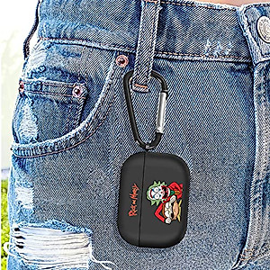 JoySolar for AirPod Pro 2019/Pro 2 Gen 2022 IMD Hard Case Character Funny Cool Kawaii Cartoon Cute Chic Aesthetic for AirPods Pro Air Pods Cover Cases Skin for Boys Girls Youth Teen(Grimace Rike)