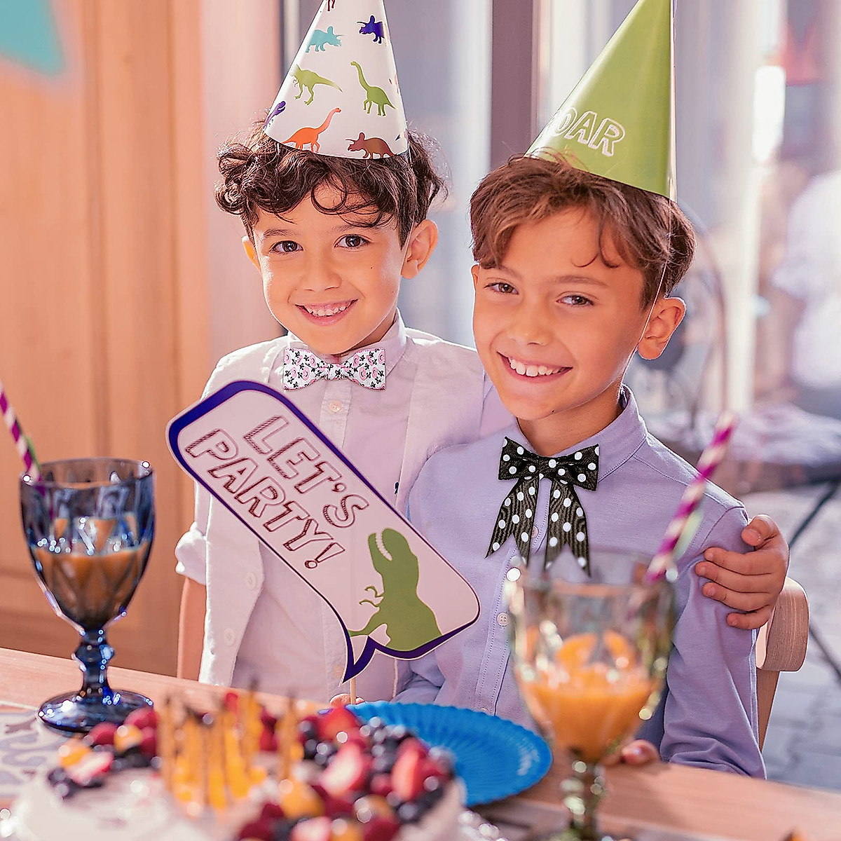 4 Rolls Cow Print Burlap Ribbons Wired Edge Black and White Striped Dot Wrapping Ribbons Pink Strawberry Cow Ribbons for DIY Crafts, Gift Decoration, Home Decor, Party Favor - 2.5 Inch by 24 Yard