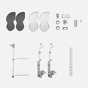 ZHIRCEKE Kitchen Pull Out Shelf Organiser for More Than 860Mm Cabinet Swing Tray Revolving Corner Pull Out Organizer with Soft Close for Cupboard,Open Right