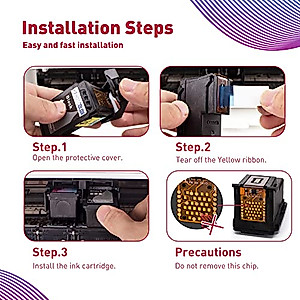 HOTCOLOR Printer Ink 275 276 XL Replacement for Canon 275 and 276 Ink Cartridges XL PG-275XL/CL-276XL for Canon PIXMA TS3522 TS3520 TR4720 (1+1, 2 Pack)
