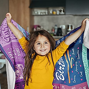 Birthday Gifts For Women - 50"x60" Throw Blanket, Daughter/Grandma/Mom Birthday Gifts, Birthday Gifts For Wife Girlfriend, Birthday Gift For Women, Womens Birthday Gifts, Birthday Decorations Blankets