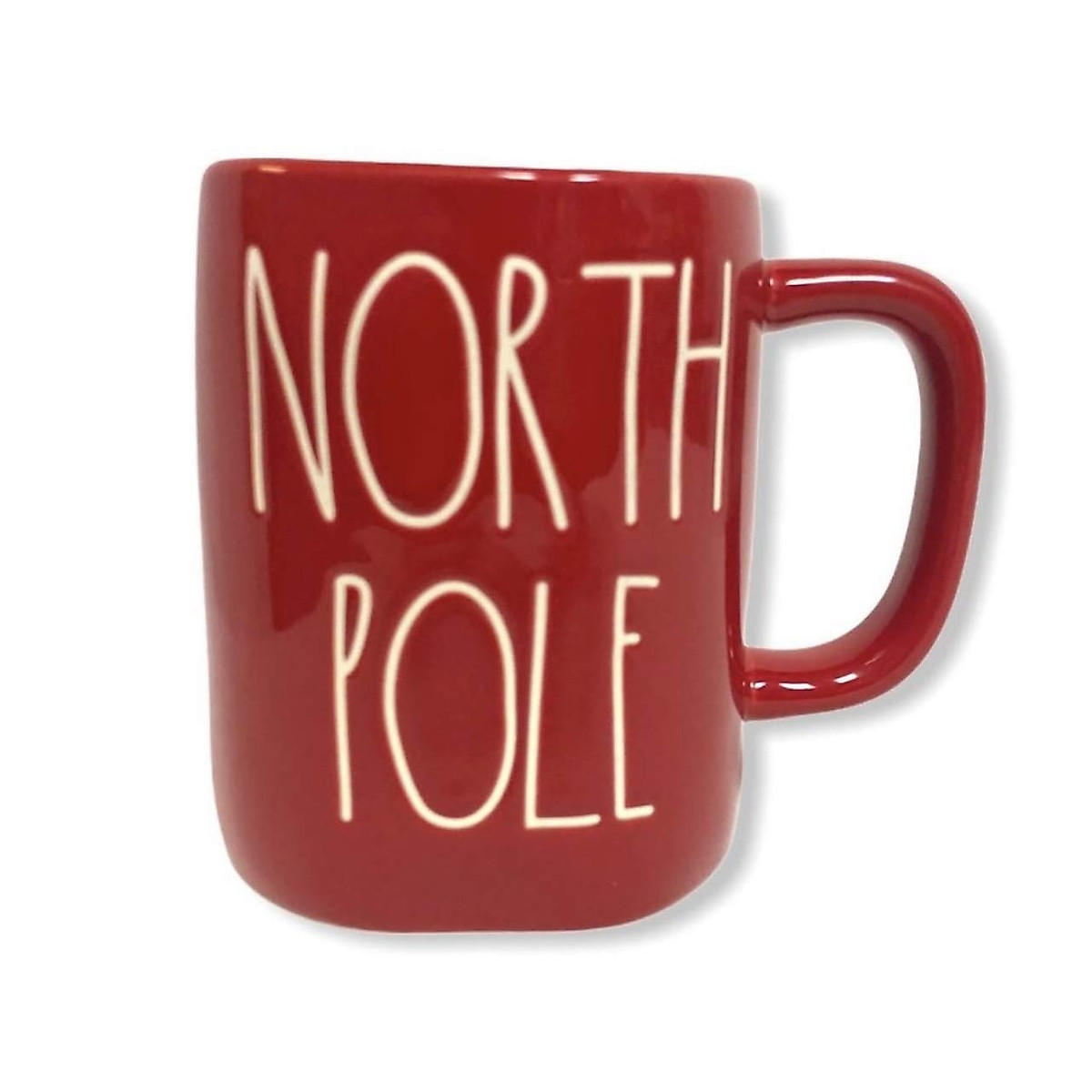 Rae Dunn By Magenta NORTH POLE Red Ceramic LL Coffee Tea Mug