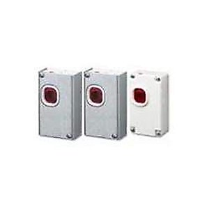 Honeywell 269R Hold-Up Switch, Silent Operation, Double-Pole Double-Throw Contacts, Twin 45° Screw Terminals with EOL Resistor Splicing Terminal, Stainless Steel Cover, Fully Supervised
