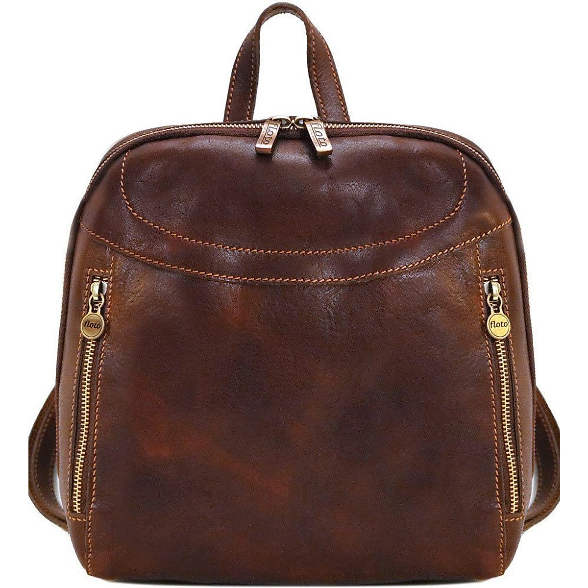 Lampara Full Grain Leather Backpack Knapsack