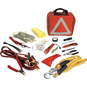 Performance Tool W1555 Deluxe Roadside Emergency Assistance Kit With Jumper Cables