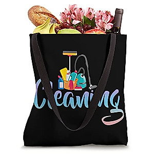 Cleaning Lover Fun Housekeeping Housekeeper Cleaner Graphic Tote Bag