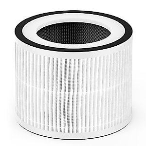 MOOKA Official Certified Replacement HEPA Filter for MOOKA Allo, Afloia Fillo Air Purifier, HEPA Replacement Filter