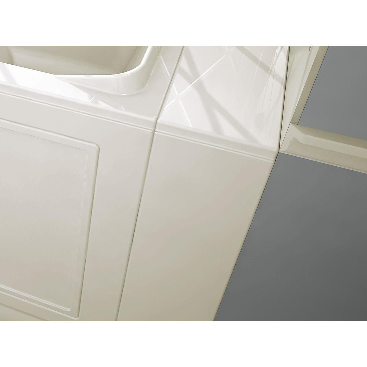 American Standard 3051.119.WLL Acrylic Whirlpool 30"x51" Left Side Door Walk-In Bathtub in Linen
