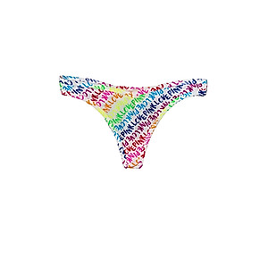 Victoria's Secret Pink Cotton Thong Panty/Underwear Multicolor New (as1, alpha, x_l, regular, regular)