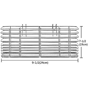 blitzlabs Expandable Dish Rack, Deep Large Dish Drying Rack with 4 Division Utensil Silverware Cutlery Holder, Dish Drainer Shelf Dish Rack in Sink On Counter, Rustproof Stainless Steel
