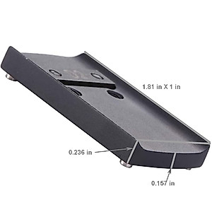 SAWKE Sight Mount Plate Pistol Mount Plate - Fits for Glock 17 19 22 23 26 27 34 35 37 41 Mounting Plate Mini Red Dot Sight for Red dot Burris Sightmark Vortex