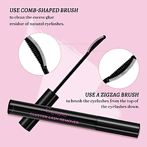 Crislashes DIY Extension Kit - 168 PCS 8-16mm Mixed Lashes, Lash Bond and Seal, Applicator, Reusable Cluster Lashes Home Use (KIT 03)