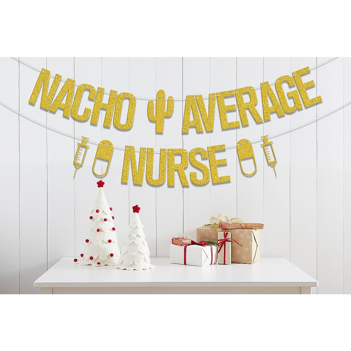 Nacho Average Nurse Banner, Congrats Nurse BSN/RN Grad Party Decorations, 2024 Nurse Medical School Graduation Decor, Congrats Grad Class of 2024 Nursing School Graduation Party Supplies