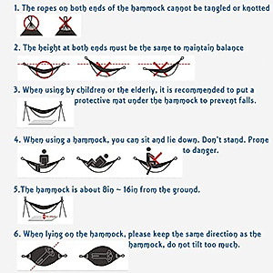 Vnewone Hammock with Stand 2 Person Heavy Duty Portable Hammock Stand with 9 FT Space Saving Steel Stand Portable Carrying Case Weather-Resistant Finish for Outdoor or Indoor Patio Backyard Garden