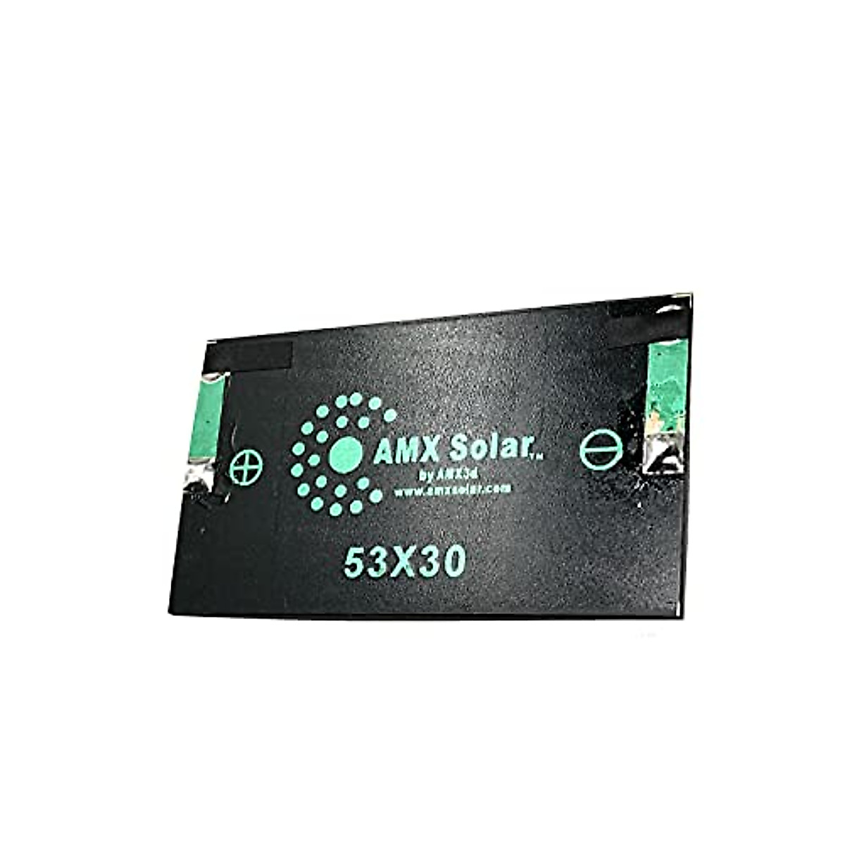 AMX3d AMX Solar 5V 30mA 53X30mm Micro Mini Power Solar Cells for Solar Panels- DIY Projects - Toys - Classrooms - Labs - Solar Charge 3.6v