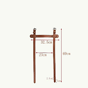 Lolmi PU Leather Carry Strap ,Picnic Blanket Carry Strap for Camping, Festivals, Picnics 2P